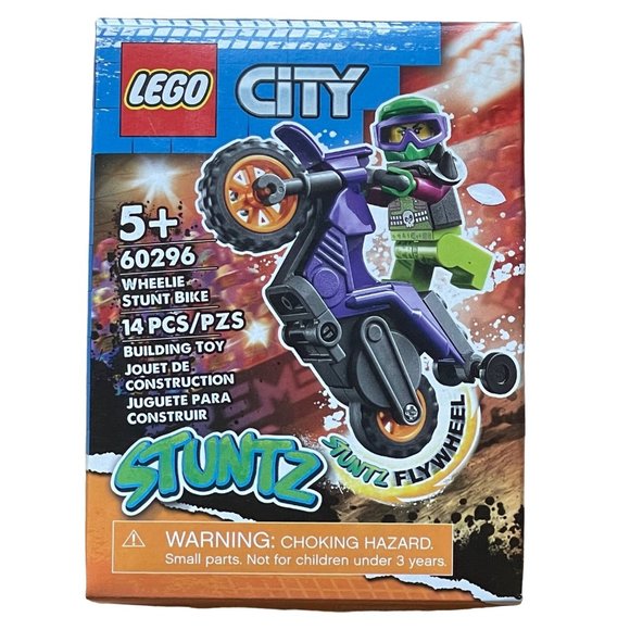 Lego City | Toys | Lego City 6296 Stuntz Wheelie Stunt Bike New | Poshmark
